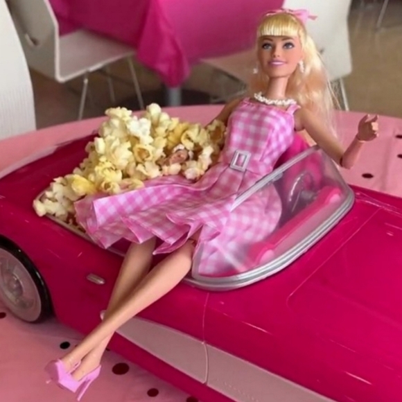 Barbie | Accessories | Barbie Collectible Pink Corvette Convertible ...